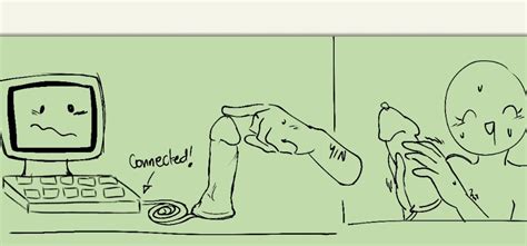 Rule 34 Computer Dildo Doodle Edgar Electric Dreams Electric Dreams Holding Object Objectum