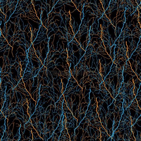Blue Lightning Pattern Stock Illustrations 8054 Blue Lightning