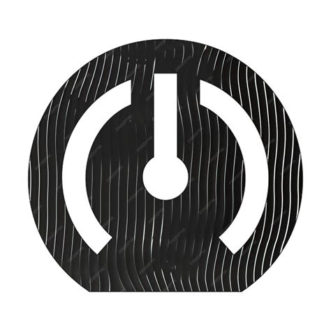 Premium Photo Photo Icons Tachometer Alt Average Icon Black White Lines Texture