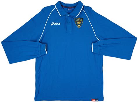 2009 10 Lecce Asics Polo Ls Shirt 610 Xl