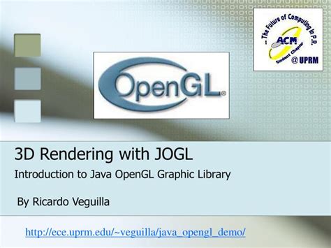 Ppt 3d Rendering With Jogl Powerpoint Presentation Free Download Id500983