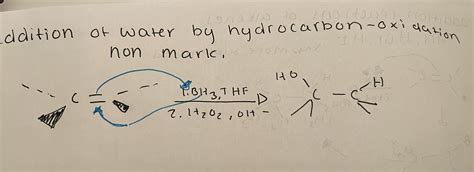 Solved Ddition Of Water By Hydrocarbon Oxidation Non Mark Chegg Com