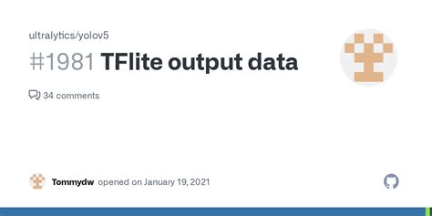 Tflite Output Data · Issue 1981 · Ultralyticsyolov5 · Github