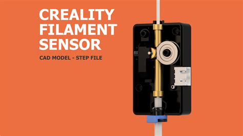 Creality Filament Runout Sensor Cad By Henlor Download Free Stl Model