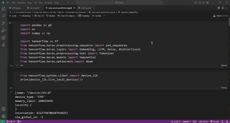 Mohamed Ayman Elzoka On Linkedin Next Word Detection Task In Letsgrowmore Intern My Teammate