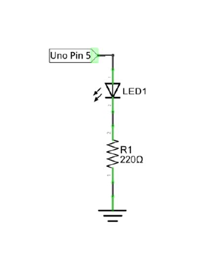 Arduino Lesson 04 LED වල ආලක තතව පලනය thingerbits