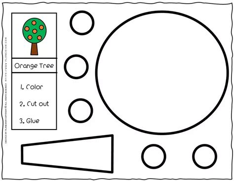 Orange Tree Coloring Page Printables Free Coloring Pages And Learning