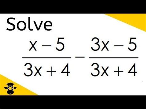 Add And Subtract Rational Expressions With Same Denominators YouTube Rational Expressions