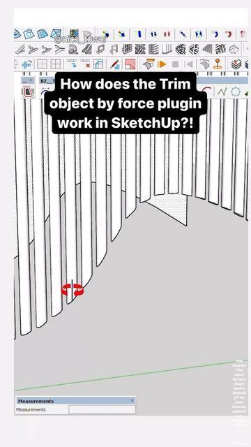Trim Object By Force Plugin Tutorial In Sketchup