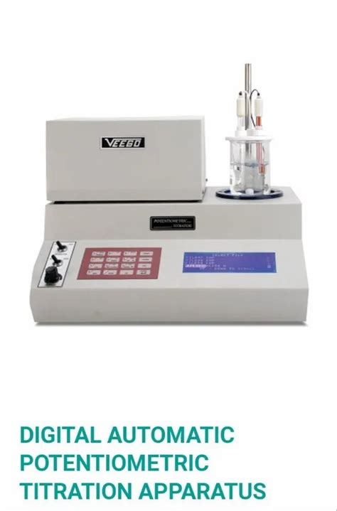 Veegodigital Automatic Potentiometric Titration Apparatusmodel Auto