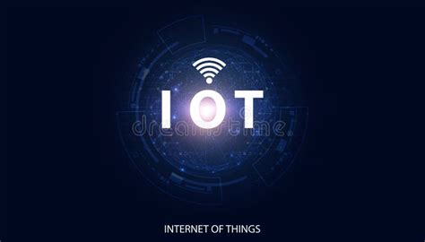 Abstract Iot Internet Of Things Concepts Electronic Devices Connect