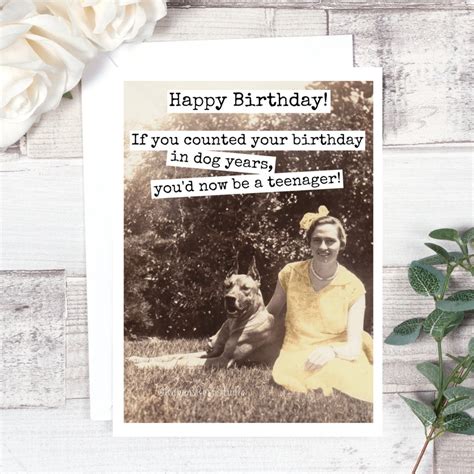 Card 319 Funny Birthday Card Happy Birthday If You Counted Your