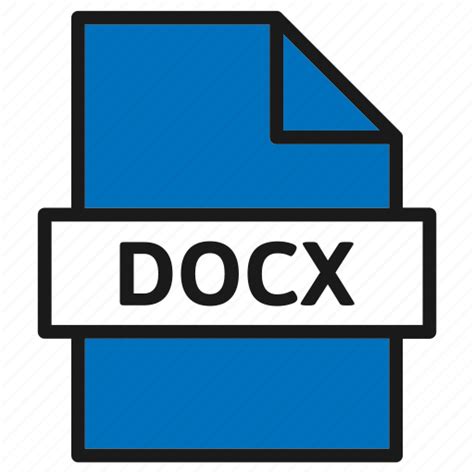 Document Docx Extension File Filetype Format Type Icon Download