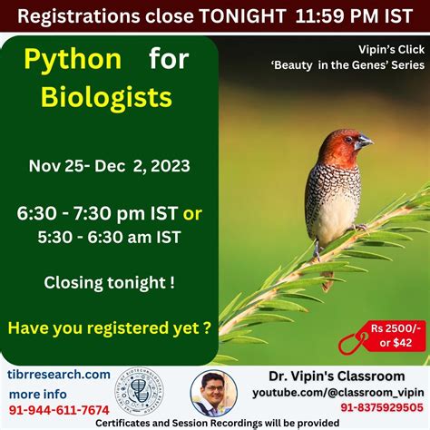 Join Codewithme For Bioinformatics Courses Jesly Noble Posted On The