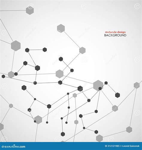 Connect Dots And Lines Vector Abstract Figure Stock Vector Illustration Of Line Information