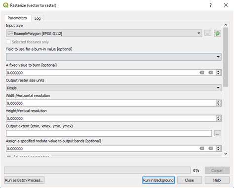 Rasterization Rasterise Polygon Layer Using Qgis 303 Geographic