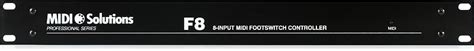 Midi Solutions F8 8 Input Midi Footswitch Controller 3 Pack Reverb