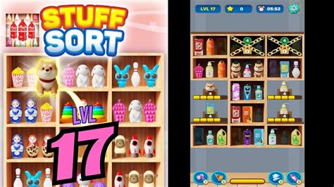 🏅 Stuff Sort Sorting Master 🍒🥤🪆 Level 17 🍄🧃🧸 Gameplay Walkthrough Youtube