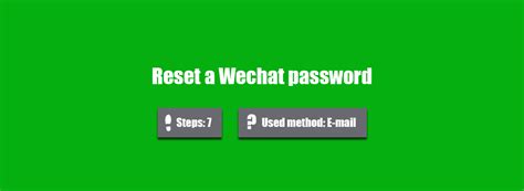 Forgot My Wechat Password Now What Passwordpit