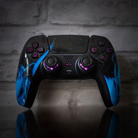 PS5 Controller LED Mod Blue Flame PS5 Custom Dualsense Etsy Australia