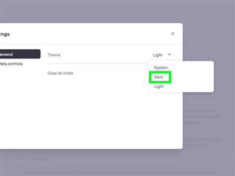 How To Enable Dark Mode On Chatgpt 7 Steps With Pictures
