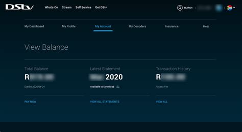 How To Check Your DStv Account Balance With DStv Self Service
