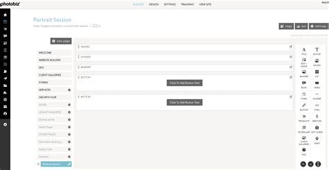 How To Use Website Buttons Side By Side Photobiz Knowledge Base