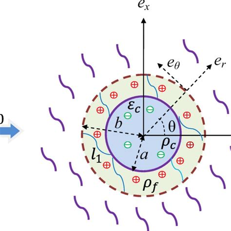Schematic Diagram Of The Model Geometry In Spherical Co Ordinate System