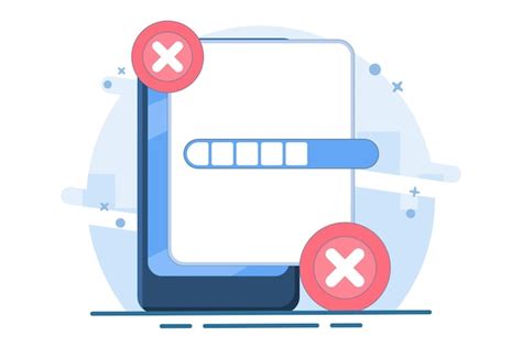 Premium Vector Illustration Failed Process Concept Or Failed