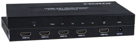 K HDMI Multiviewer Ultra HD Quad Screen Splitter Hz PiP Switch