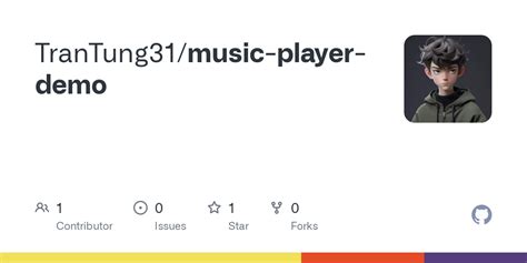 GitHub TranTung Music Player Demo