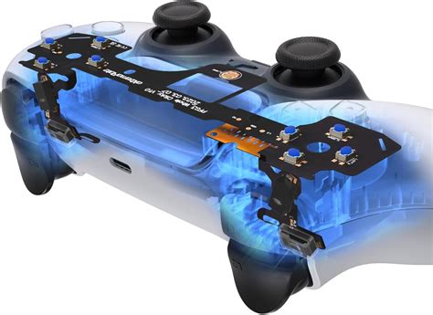 Amazon Com EXtremeRate Light Version Whole Clicky Kit For PS5 Controller BDM 030 Shoulder Face