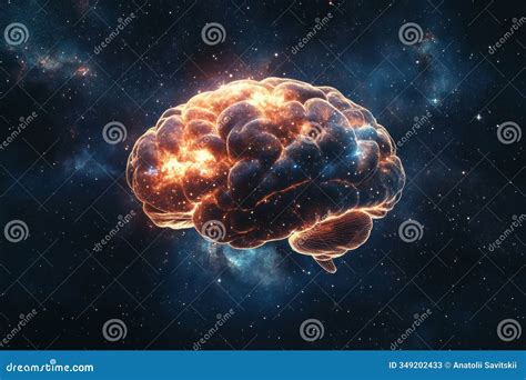 A Brain Structure Made Of Stars And Galaxies Glows Brightly In The