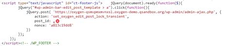 Javascript Error In Archives Issue 3336 Soflyy Oxygen Bugs And