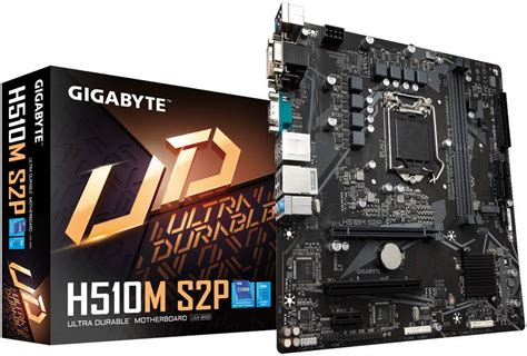 Gigabyte H510m S2p Ultra Durable Lga1200 M Atx Motherboard With 62