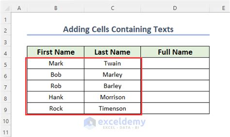 How To Add Multiple Cells In Excel Easy Ways ExcelDemy