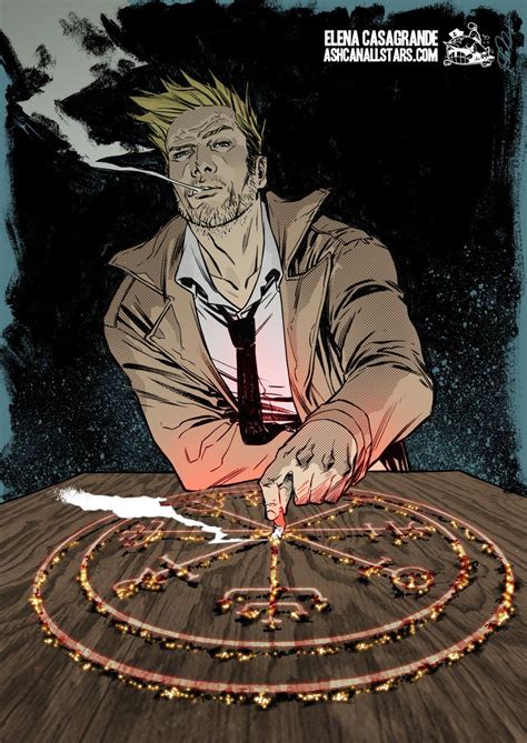 John Constantine By Elena Casagrande For Hellblazer Week At Constantine