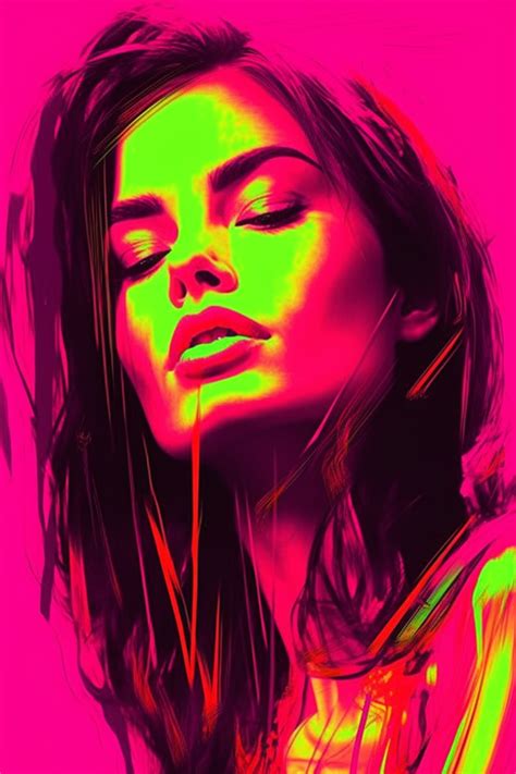 Neon Pop Culture Canvas Neon Pop Art Wall Decor Popart Etsy Pop Art