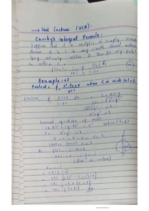 SOLUTION Cauchy S Integral Formula Studypool