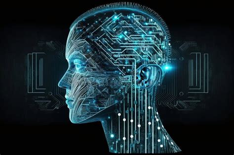 3d Rendered Illustration Of A Human Brain Generative Ai Stock