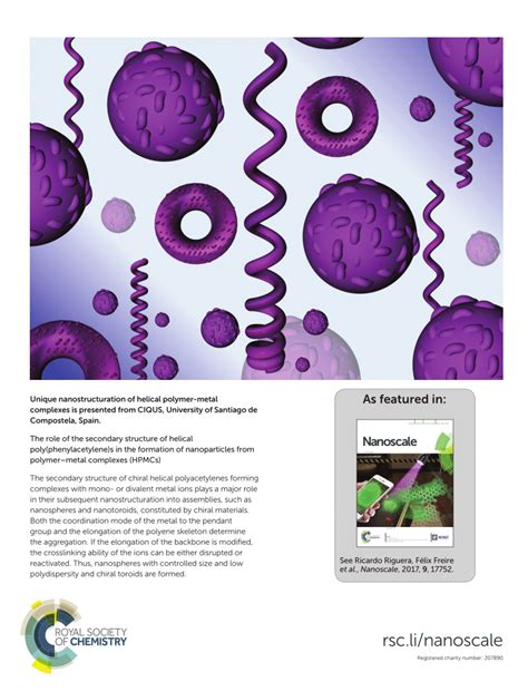 Pdf The Role Of The Secondary Structure Of Helical Poly Phenylacetylene S In The Formation Of