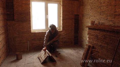 Natural Insulation Materials Reed Board Usage Timelapse