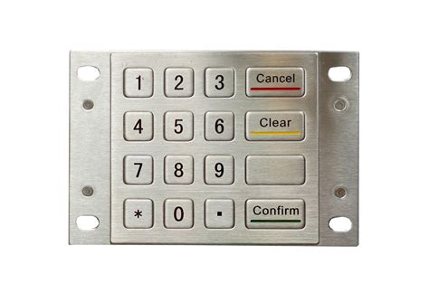 Stainless Steel Keypad P 100kp Shenzhen Pac Technology Co Limited