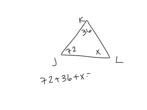 Solved Triangle Jkl Is Isosceles The Meansure Of Angle J Is 72degrees And The Measure Angle K