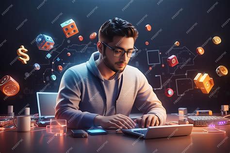 Programmeur Développeur Tapant Le Script Langages Sources Symboles De