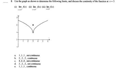solved 8 use the graph as shown to determine the following