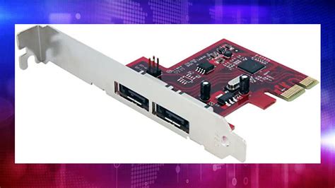 StarTech Com Port SATA Gbps PCI Express ESATA Controller Card Storage Controller