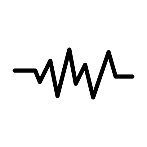 Wave Frequency Sound Line Style Icon 2505347 Vector Art At Vecteezy