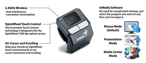Tech Center Genius Wireless Ring Mouse Takes Mouse Design To A New Level