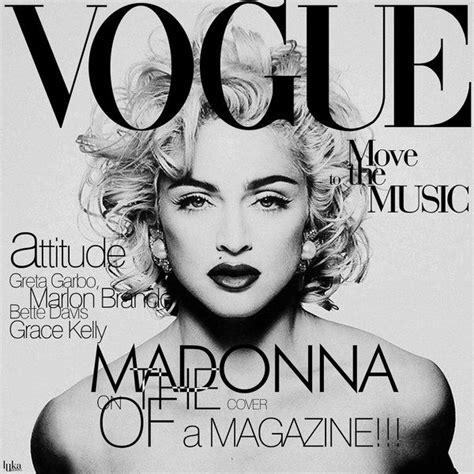 Madonna Vogue Fanmade Cover By Lukau13 Madonna Vogue Vogue Madonna